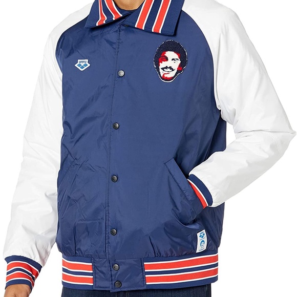 Arena | Jackets & Coats | Arena Mens Mark Spitz Exclusive Bomber Jacket ...